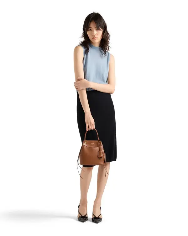 Prada Carry Mini Leather Handbag