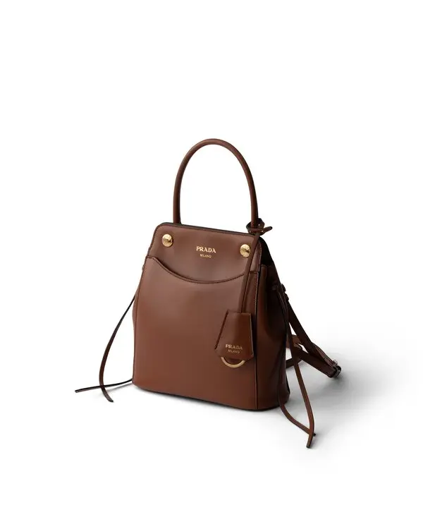 Prada Carry Mini Leather Handbag