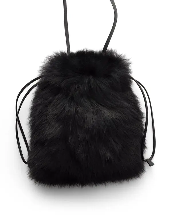 Prada Shearling Smartphone Pouch
