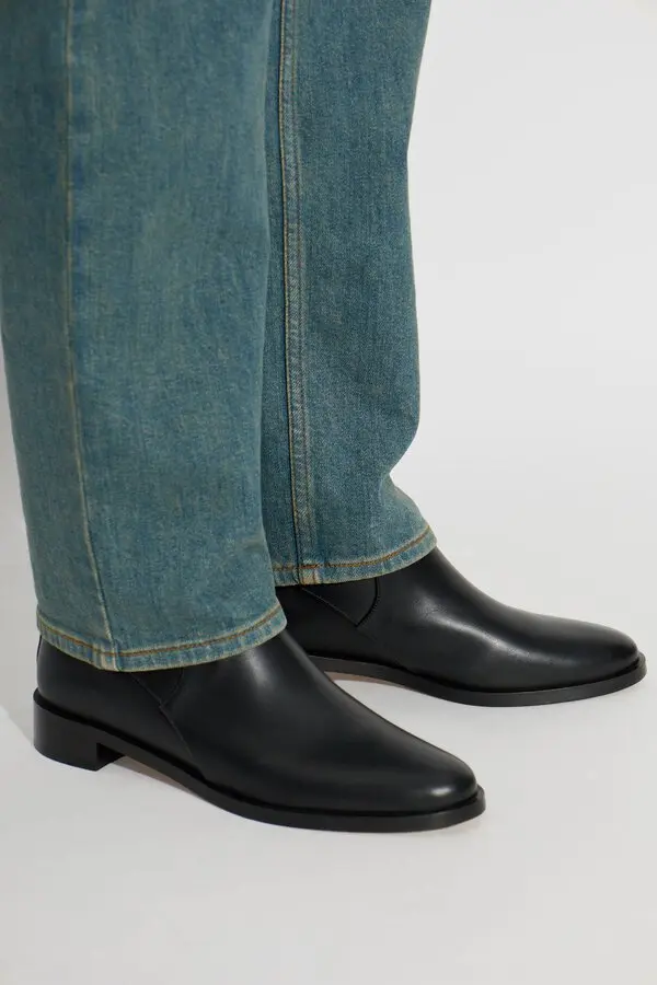 FERRAGAMO Leather Ankle Boots ‘zanira
