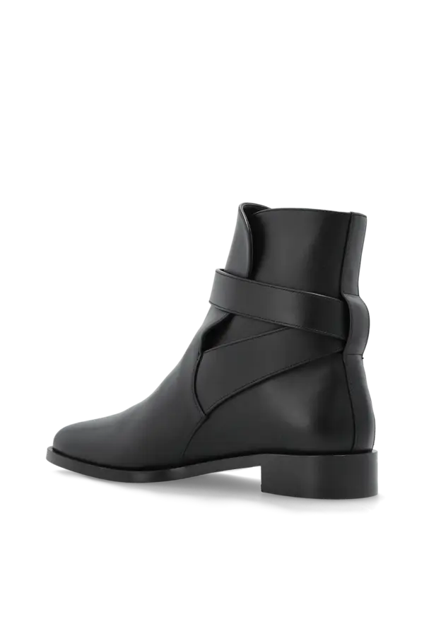 FERRAGAMO Leather Ankle Boots ‘zanira