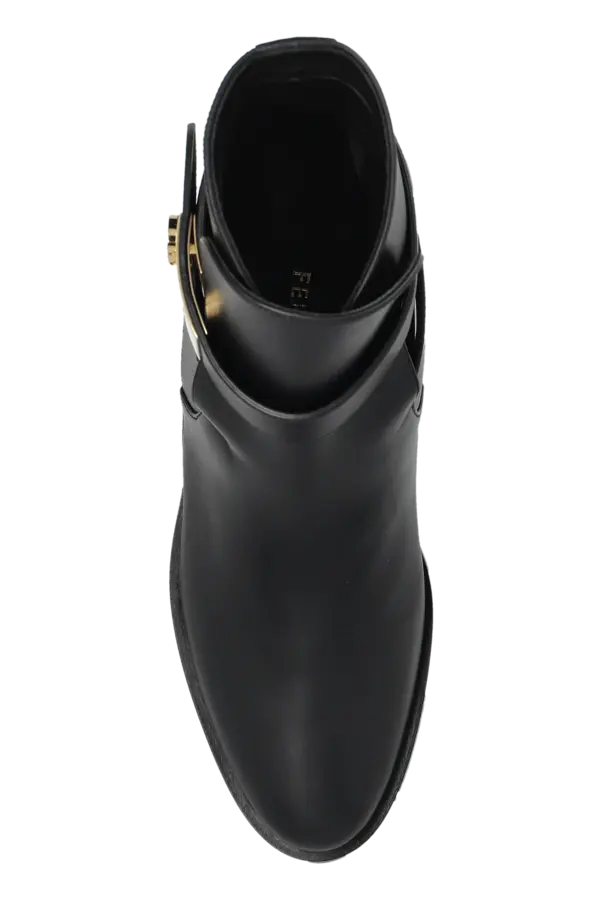FERRAGAMO Leather Ankle Boots ‘zanira