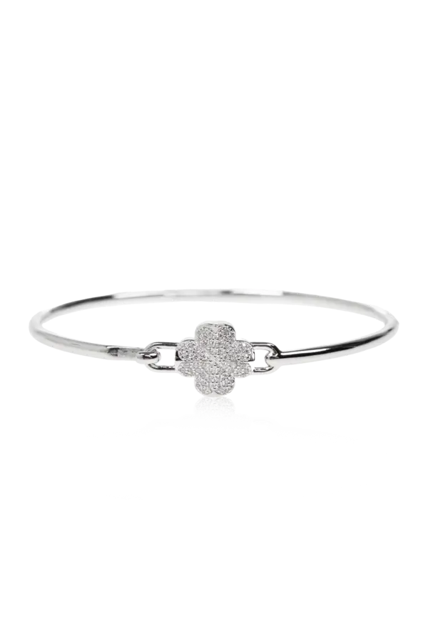 Kate Spade New York Sparkling Crystal Bangle - Silver