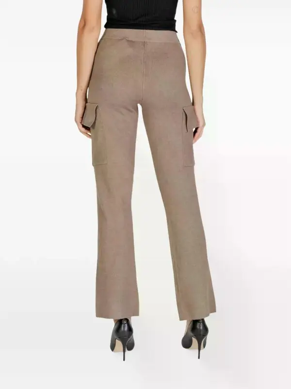 VILA Knit-texture Side-pocket Trousers