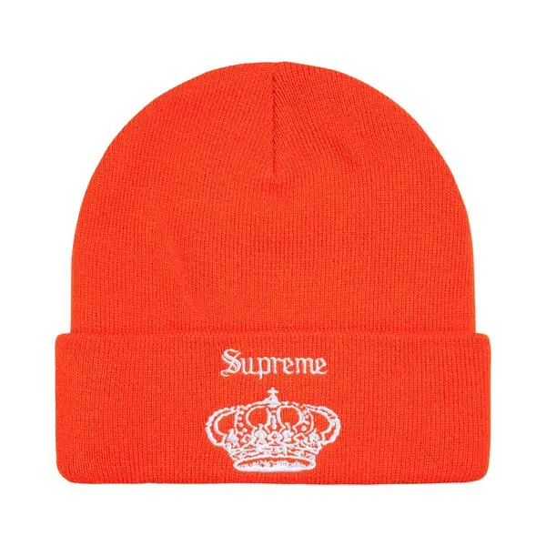 Supreme Crown Beanie - Orange