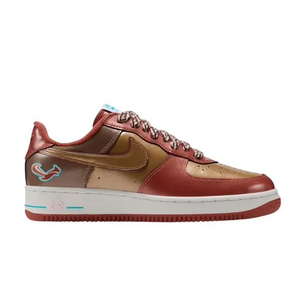 Nike Nigo X J-hope X Air Force 1 Low '01 'burnt Sunrise Metallic Gold - Brown