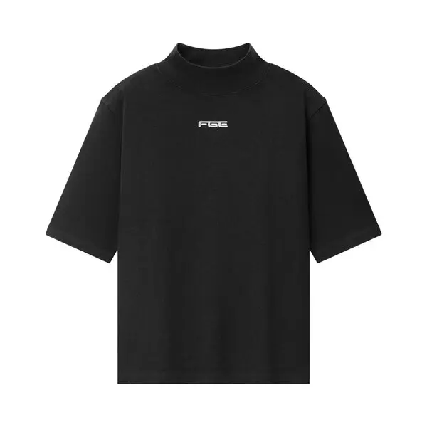 Fear Of God Slim Mockneck Tee 'washed Vintage