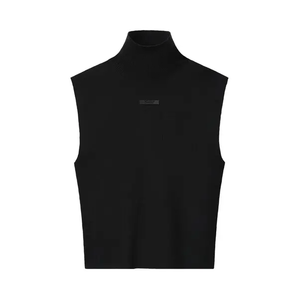 Fear Of God Standing Collar Sleeveless Tank 'vintage - Black