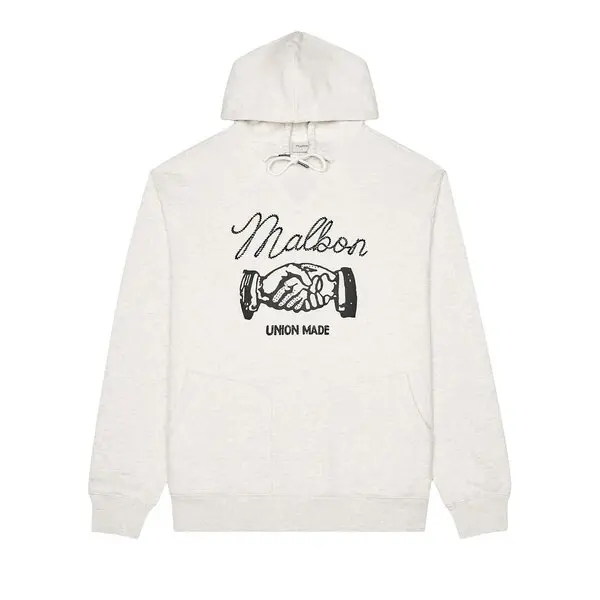 MALBON Union Made Hoodie 'heather Oatmeal