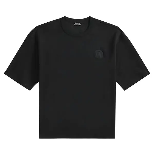 Polo Ralph Lauren Short-sleeve Lightweight Mesh Faced Active Polo Graphic T-shirt 'polo - Black