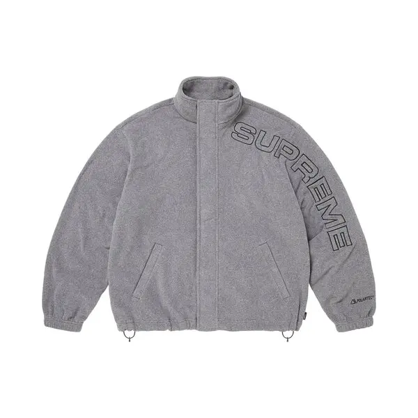 Supreme Spellout Embroidered Polartec Jacket