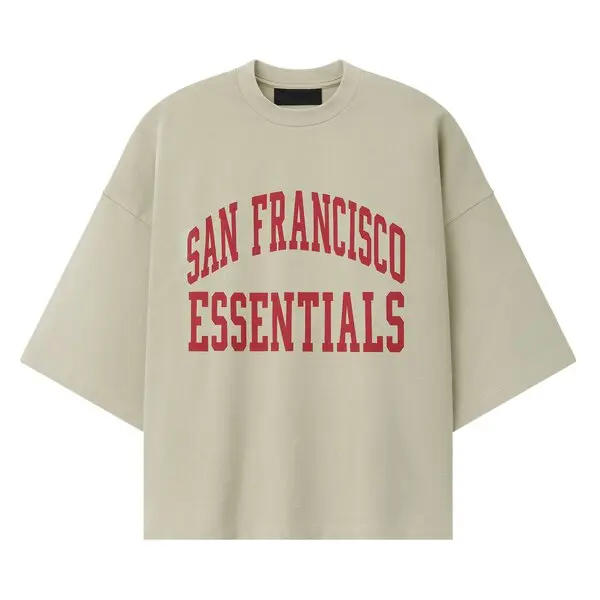 Fear Of God 49ers Merch Tee 'sandstone