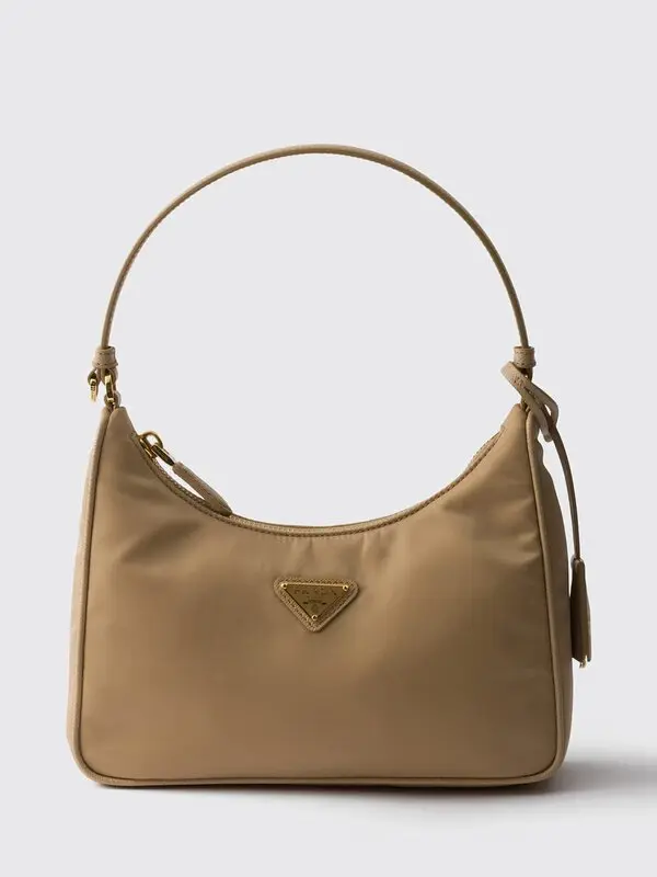 Prada Re-edition 2005 Bag In Re-nylon And Saffiano Leather - Brown