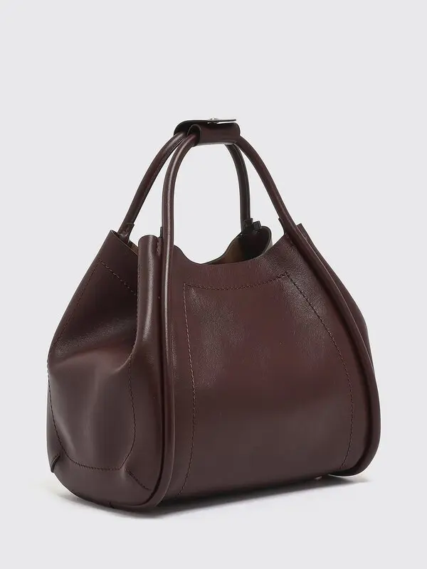 Max Mara Marins Smooth Leather Handbag With Double Handle
