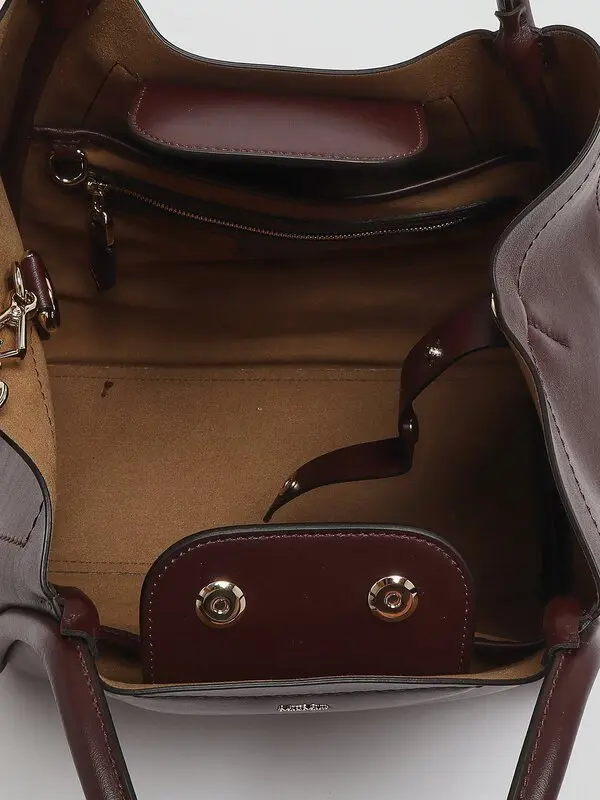 Max Mara Marins Smooth Leather Handbag With Double Handle