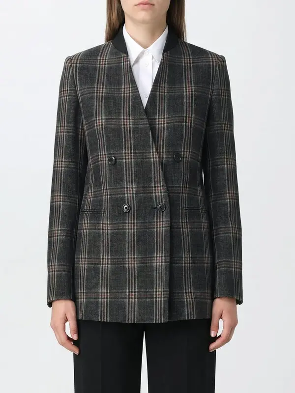 Max Mara Double-breasted Virgin Wool Blazer