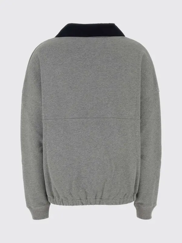 Loewe Crewneck Cotton Sweatshirt With Dropped Shoulders And Drawstring