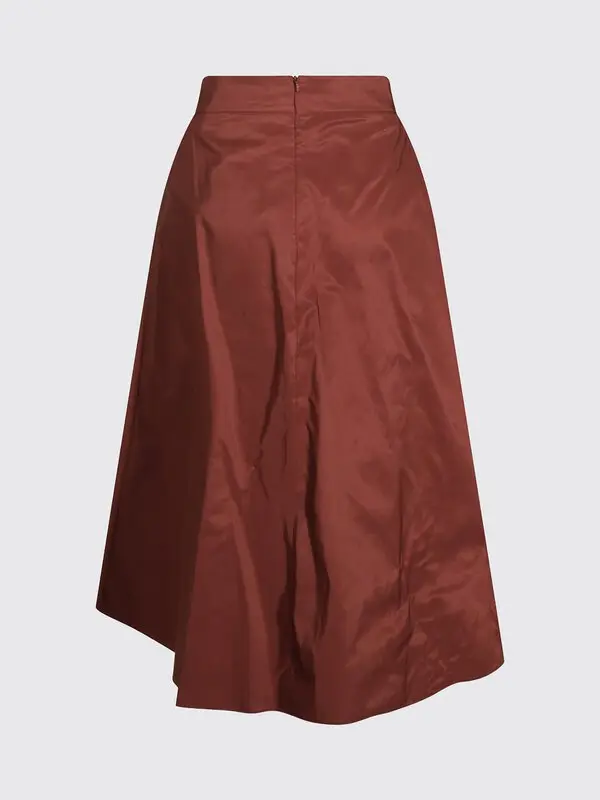 Max Mara High-waisted Pleated Midi Skirt In A Silk Blend