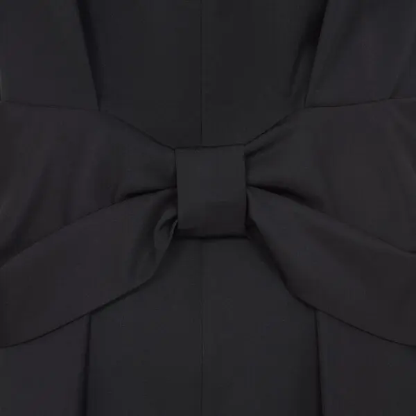 Simone Rocha Boxy Peplum Bow Detail Dress
