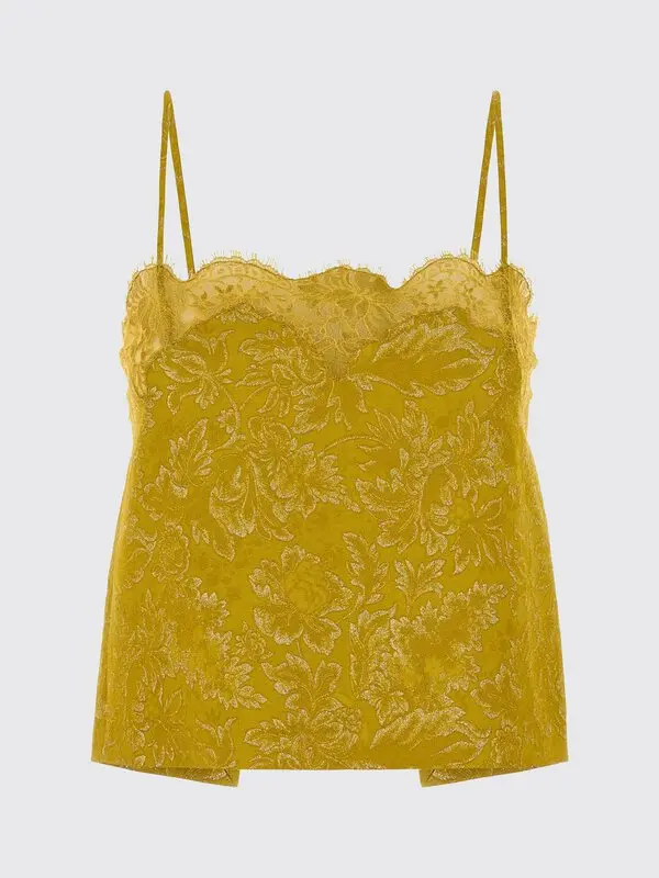 Saint Laurent Off-the-shoulder Embroidered Lace Evening Top