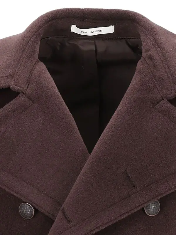 Tagliatore Double-breasted Virgin Wool Coat