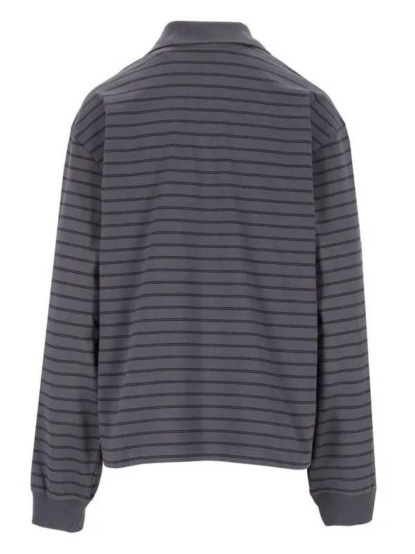 ROTATE BY BIRGER CHRISTENSEN Long-sleeved Striped Polo Shirt