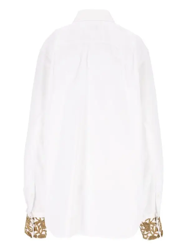 Dries Van Noten Shirt With Floral Embroidered Applications
