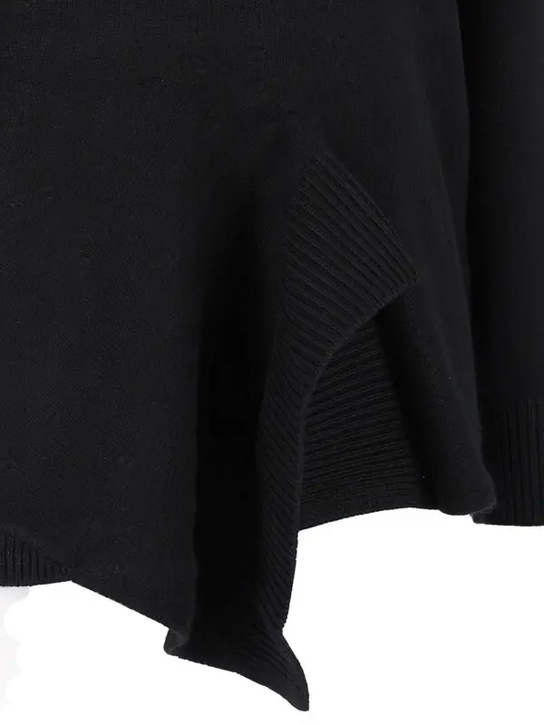 TOTEME Asymmetric Wool And Cashmere Sweater