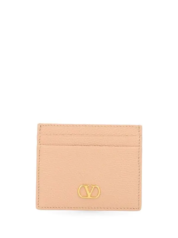 Valentino Garavani Vlogo Signature Leather Card Holder - Multicolor