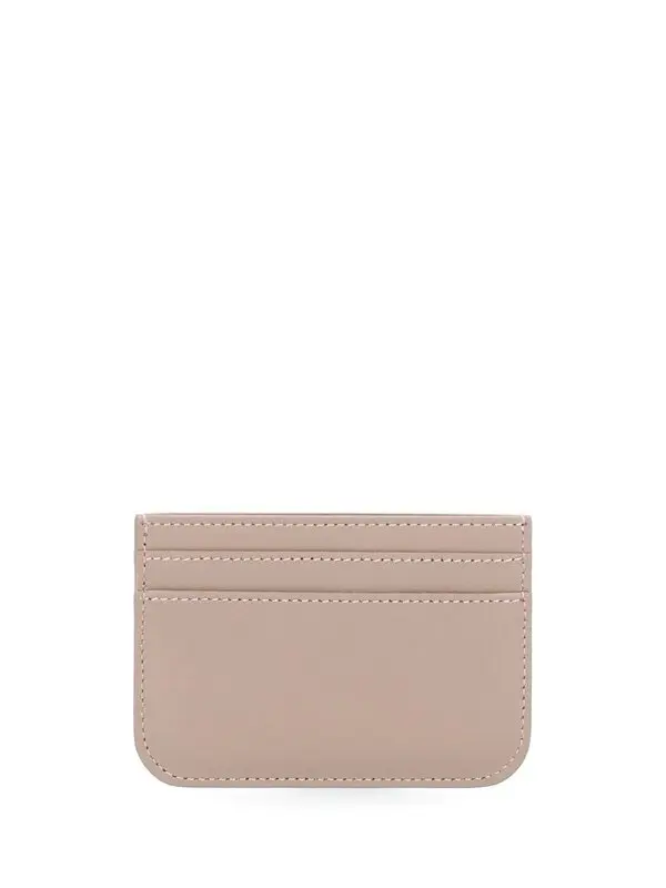 Fendi Leather Card Holder With Ff Logo