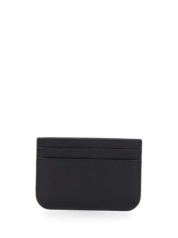 Fendi Leather Card Holder With Ff Logo