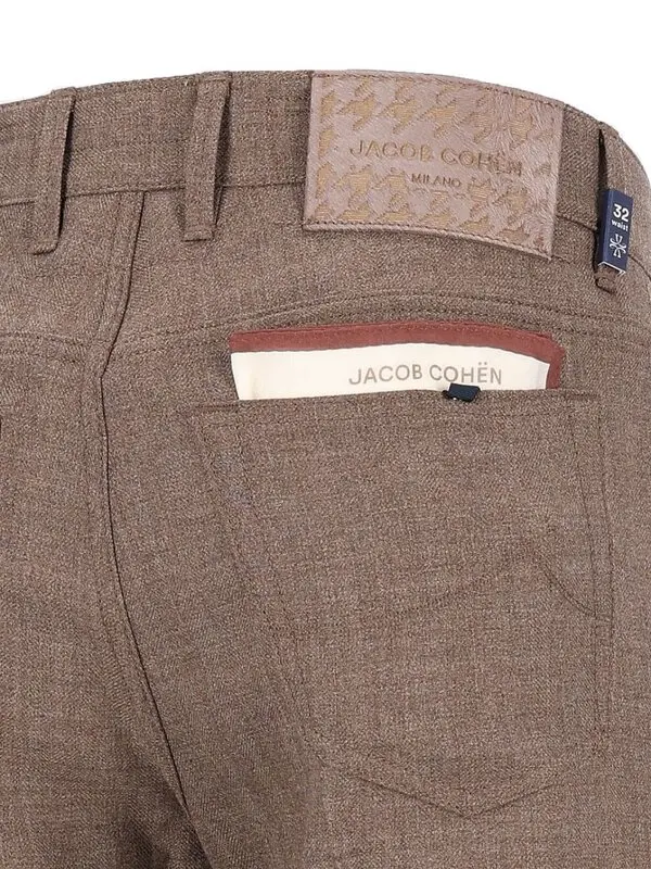 JACOB COHЁN Bard Slim-fit Virgin Wool Trousers