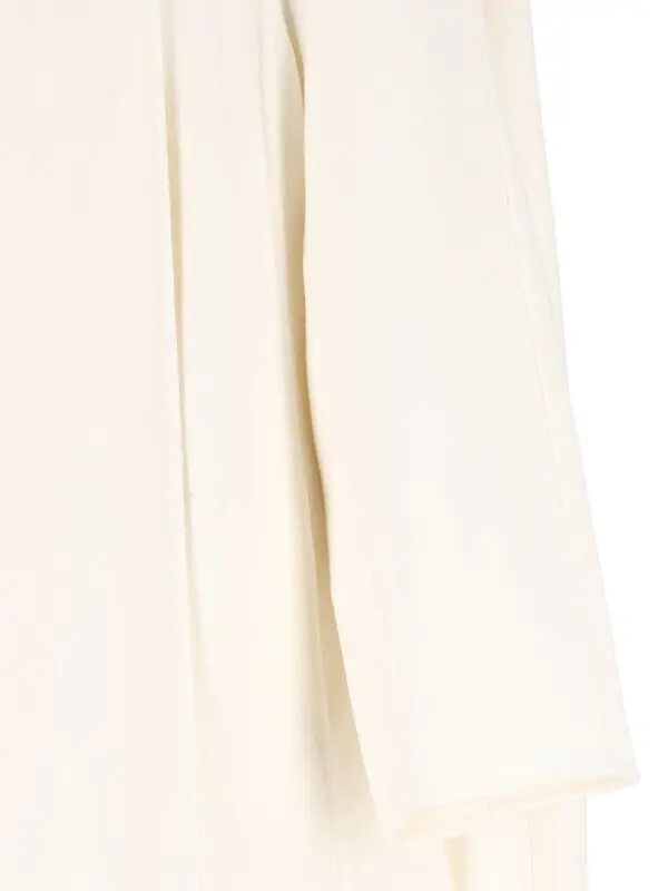 Alaïa Virgin Wool Coat With Scarf