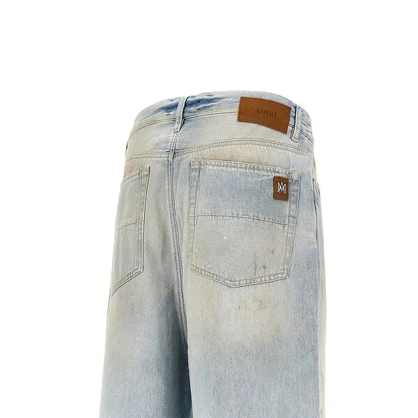 Amiri Used Effect Baggy Jeans