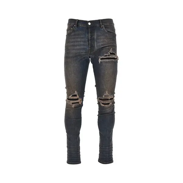 Amiri Mx1 Ultrasuede Jeans - Blue