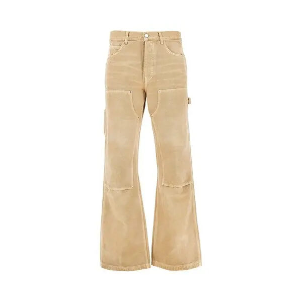Amiri Lightweight Carpenter Denim Pants - Cream