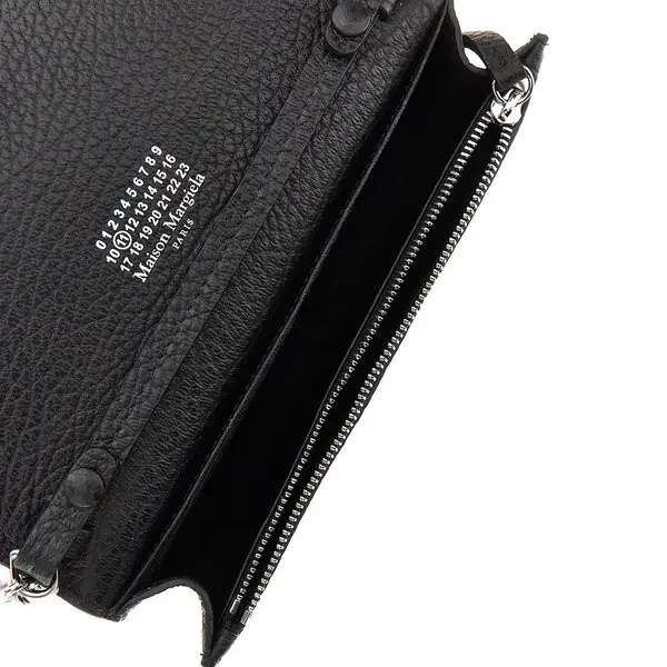 MAISON MARGIELA Four Stitches' Leather Clutch With Chain