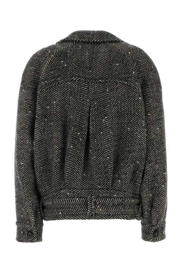 Isabel Marant Étoile Embroidered Wool Blend Elvane Coat
