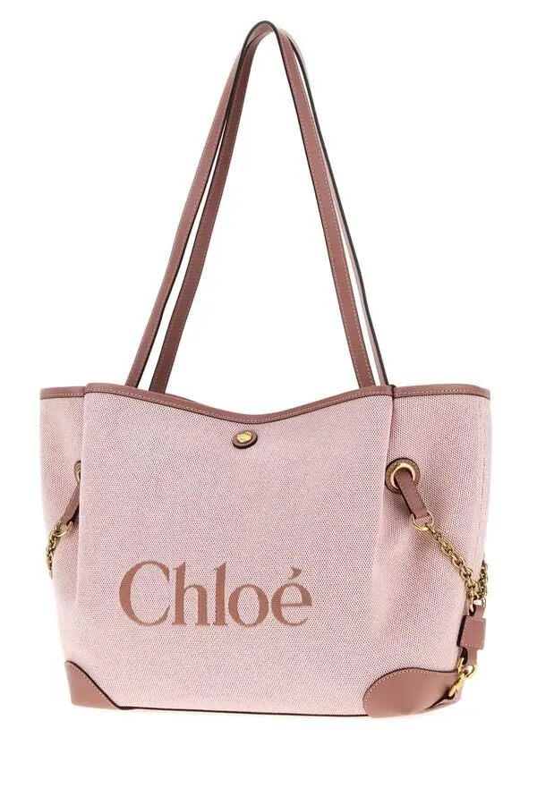 Chloé Canvas Clover Shopping Bag