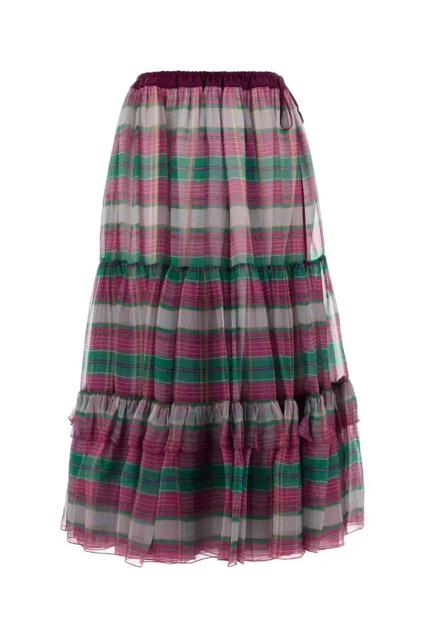 Chloé Printed Silk Skirt