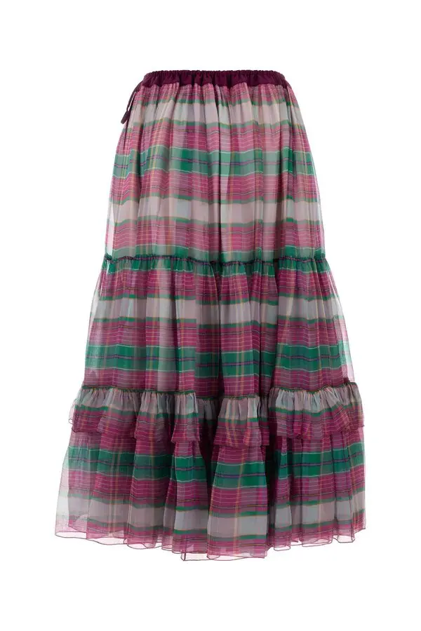 Chloé Printed Silk Skirt