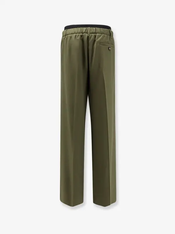 Loewe Wool Trousers With Elastic Waistband