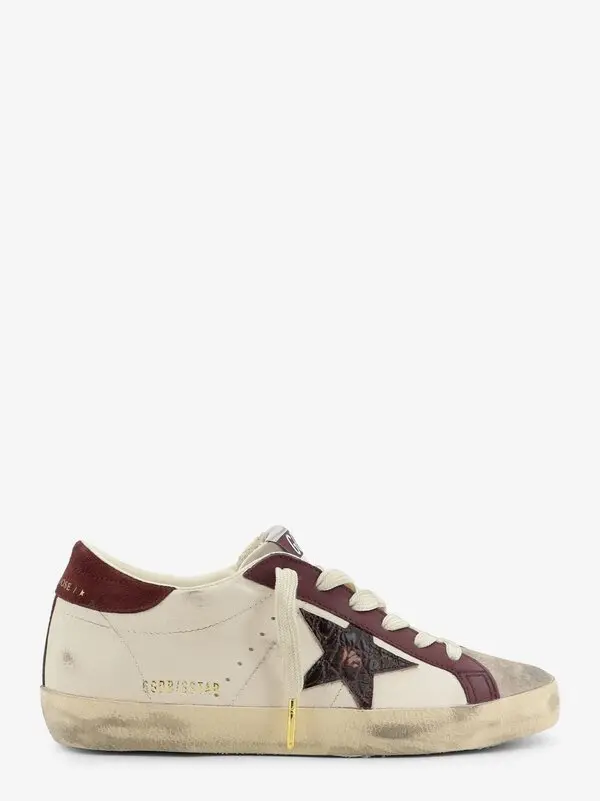 GOLDEN GOOSE Super Star Vintage Leather Sneakers - Multicolor