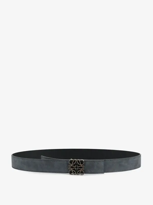 Loewe Anagram Suede Belt