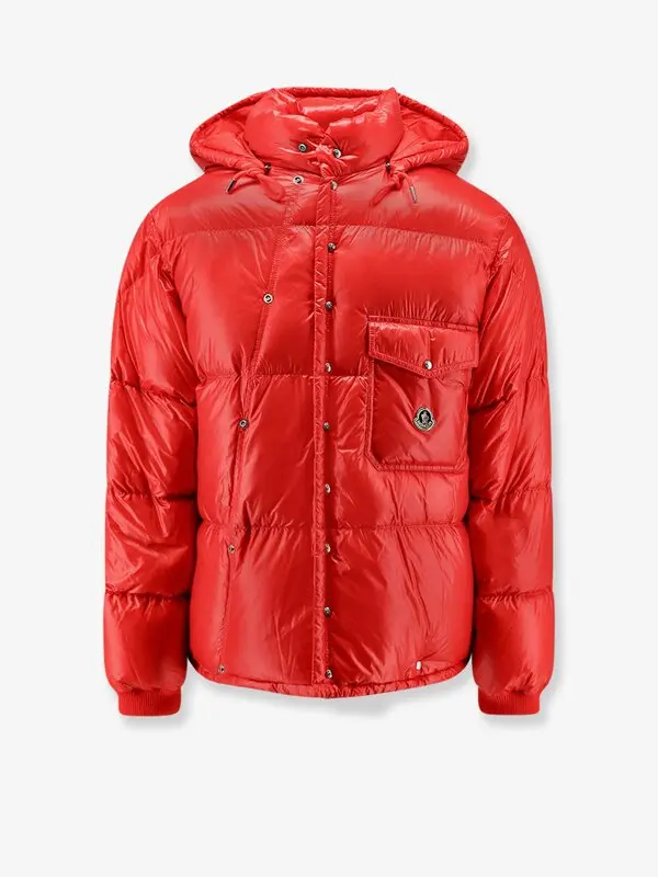 Moncler Karakorum Down Jacket With Hood - Red