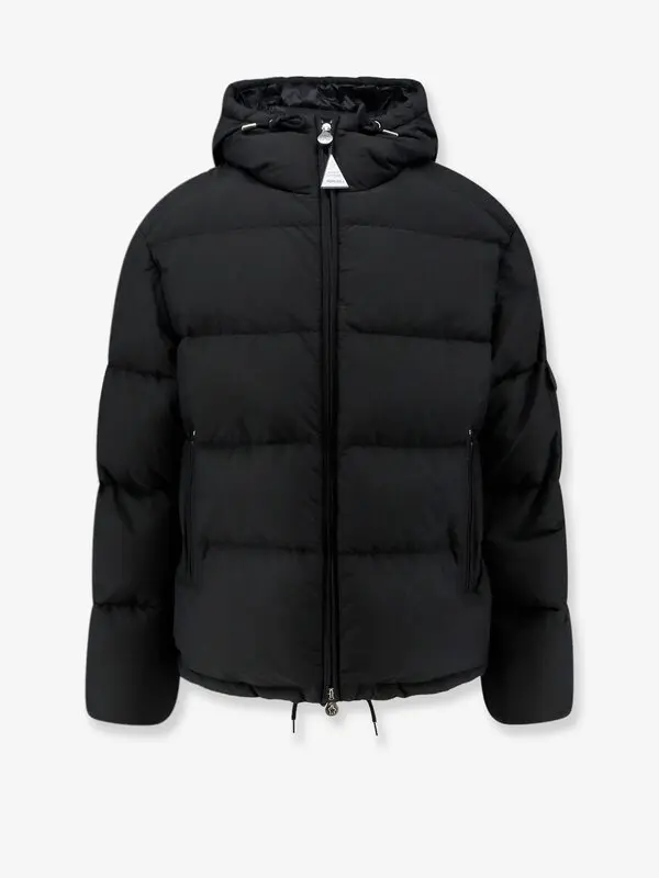 Moncler Himalaya Re/icons Cotton And Nylon Short Down Jacket