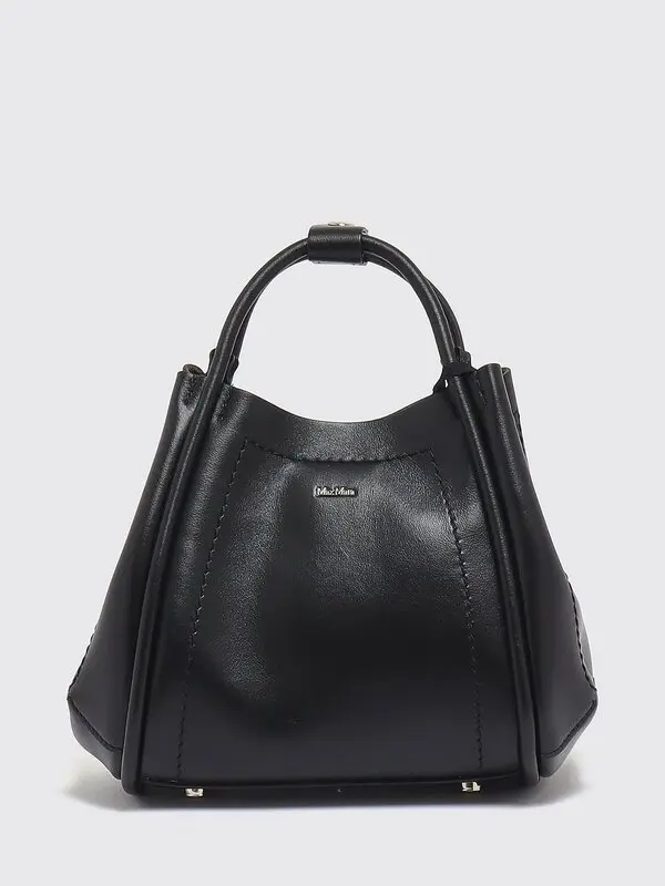 Max Mara Marins Mini Smooth Leather Tote Bag With Double Handle