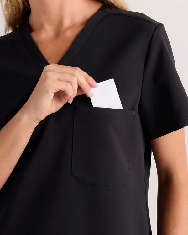 Quince Aeraflex Scrubs Jogger Set - Bold Black