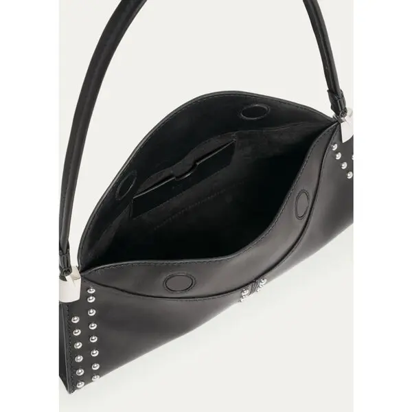 Balmain Small Studded Leather Shoulder Bag