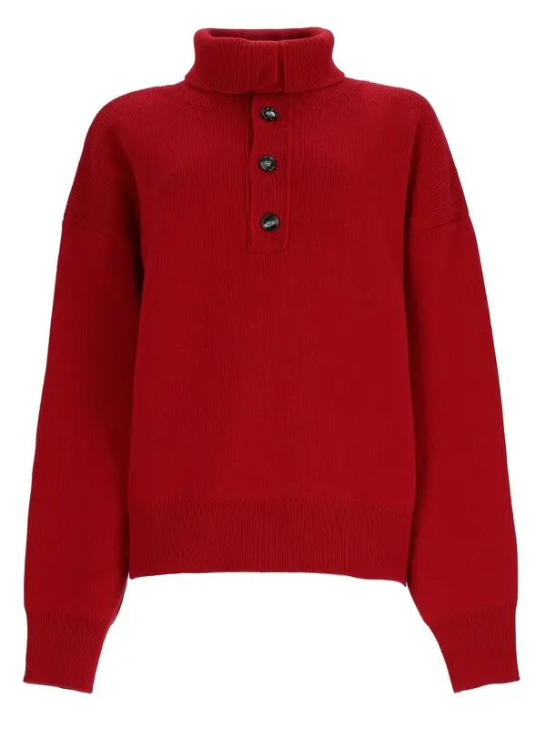 AMI Paris Maglia In Lana Con Bottoni